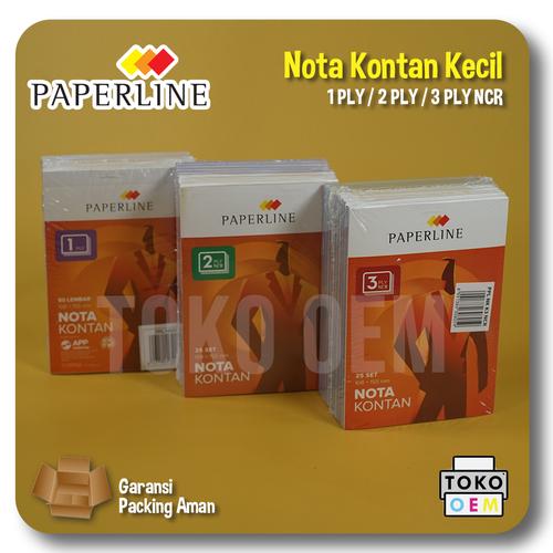 Jual PAPERLINE BUKU NOTA BON KONTAN INVOICE BUKTI PEMBELIAN KECIL 1 2 3 ...
