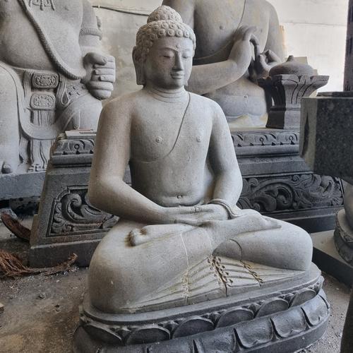 Jual Patung Buddha batu andesit /batu sungai - Kab. Magelang - watu ...