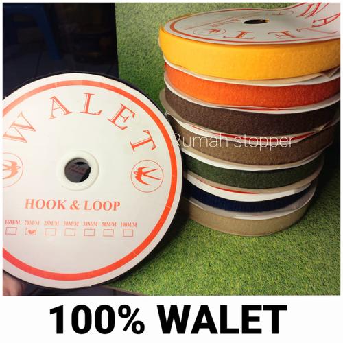 Jual velcro magic tape / perekat kain / perepet (1 Roll) - putih 2,5cm ...