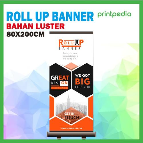 Jual Media Promo Roll Up Banner Uk. 80 x 200 - Luster - Kota Bekasi ...