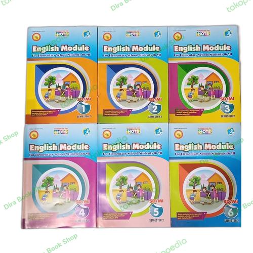 Jual Semester2 ENGLISH MODULE kelas 1/2/3/4/5/6 Buku Bahasa Inggris Sd ...