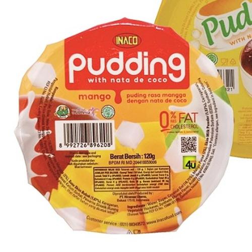 Jual INACO PUDDING MANGGA WITH NATA DE COCO PUDING MANGO 120 GR - Kota ...