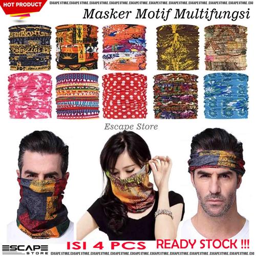 Jual Masker Motor Baff Pelindung Anti Debu Pria dan Wanita - PROMO ISI ...