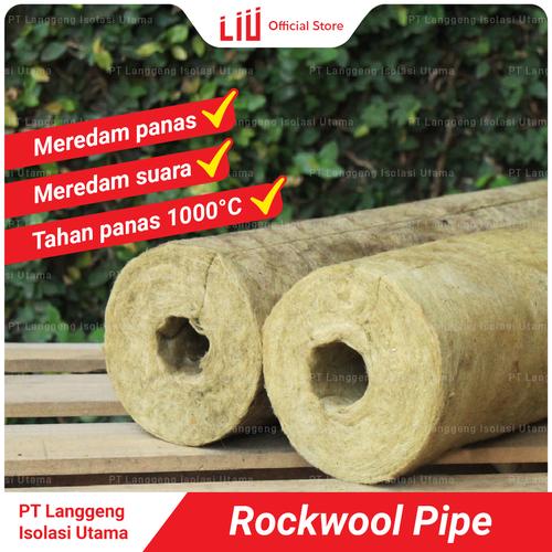 Jual Rockwool Pipa Density 130K Tebal 50MM - 8" - Kota Bandung ...