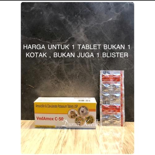 Jual VedAmox C-50 Untuk Infeksi Kulit, Abses,Pyoderma pada Hewan Per ...