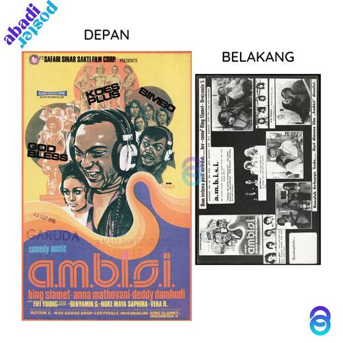 Jual ambisi poster film lawas, untuk bimbo koesplus god bless bing ...
