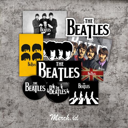 Jual Sticker / stiker band THE BEATLES - Kota Makassar - merch.id ...