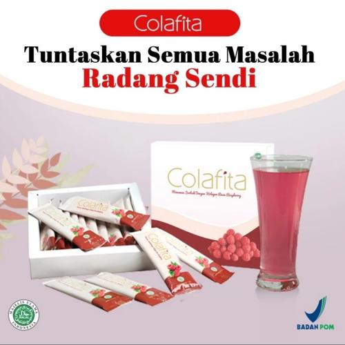 Jual minuman collagen sendi / otot supplement colafita rasa raspberry ...