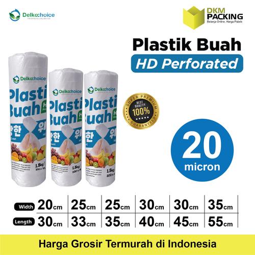 Jual PLASTIK HD BUAH SAYUR FOTOKOPI DELKOCHOICE SNI ROLL TERMURAH ...