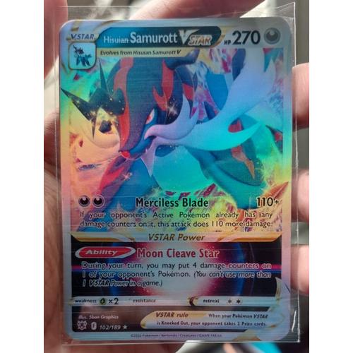 Jual KARTU POKEMON TCG HOLOGRAM SPECIAL V STAR - SAMUROTT HISUI - Kab ...