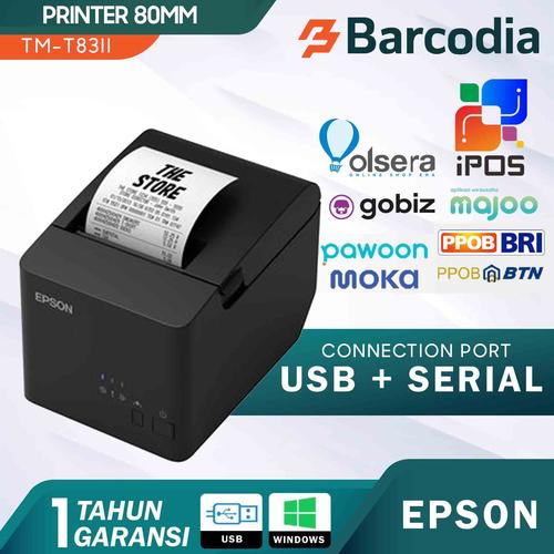 Promo EPSON PRINTER KASIR POS TM T82 - T-82 - THERMAL PRINTER USB ...