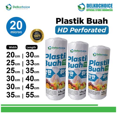 Jual PLASTIK KANTONG BUAH SAYUR DAGING FOTOCOPY HD ROLL BAG DELKOCHOICE ...