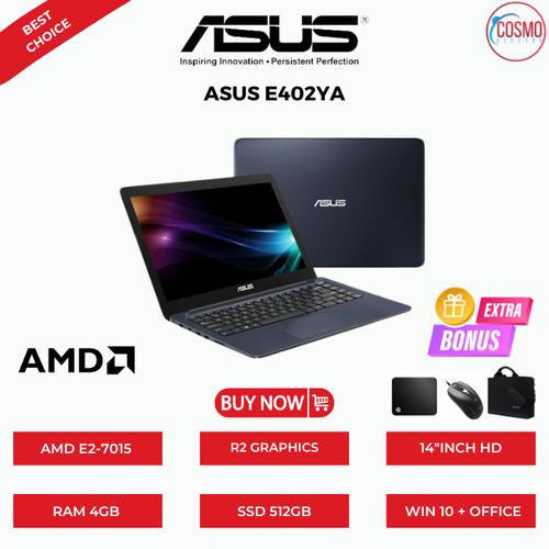 Jual ASUS E402Y AMD DUAL CORE E2-7015 / RAM 4GB / HDD 500GB / WINDOWS ...