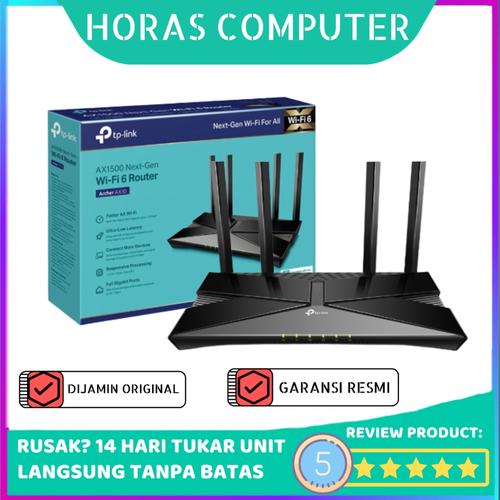 Jual TP-Link Archer AX10 Wifi 6 AX1500 Smart WiFi Router 4 Gigabit LAN ...