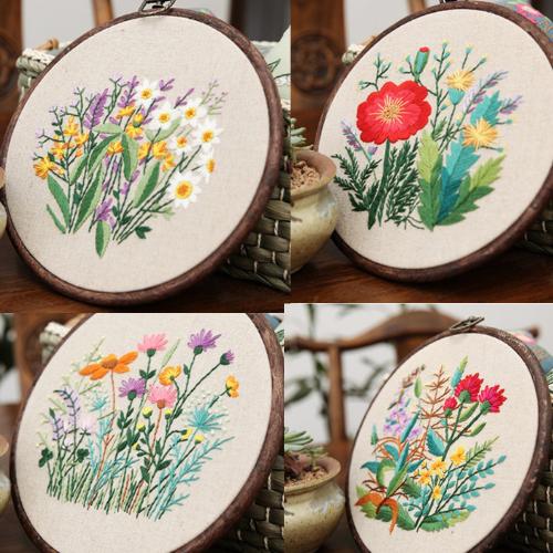 Promo Embroidery Sulam Kit Marterial Package Cross Stitch Bordir ...