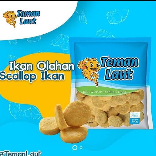Jual Teman Laut Scallop olahan ikan laut frozen food 500gr - Kota ...