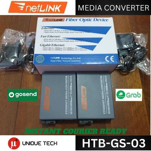 Jual Netlink Gigabit HTB-GS-03 A/B HTBGS03 A+B Fiber Optic Media Converter - Kota Bandung ...