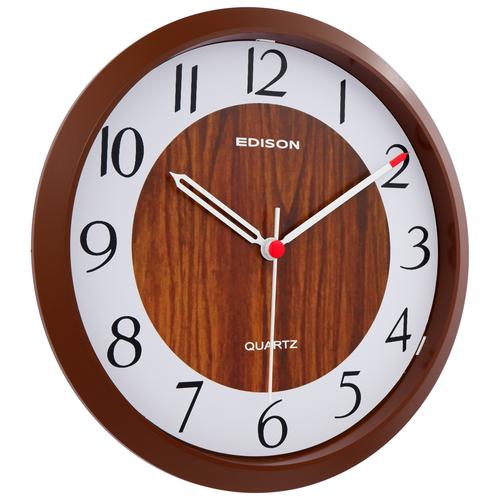 Jual Jam Dinding Edison EDW 257 - B12 Diameter 257mm 257 mm - Coklat ...