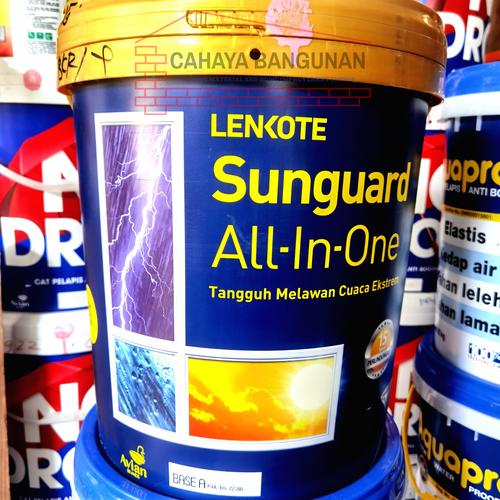 Jual CAT TEMBOK EXTERIOR PREMIUM LENKOTE SUNGUARD ALL IN ONE PAIL 20L ...