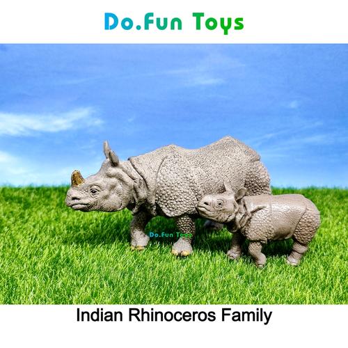 Jual Indian Rhinoceros Animal Figure / Miniatur Binatang Badak India ...