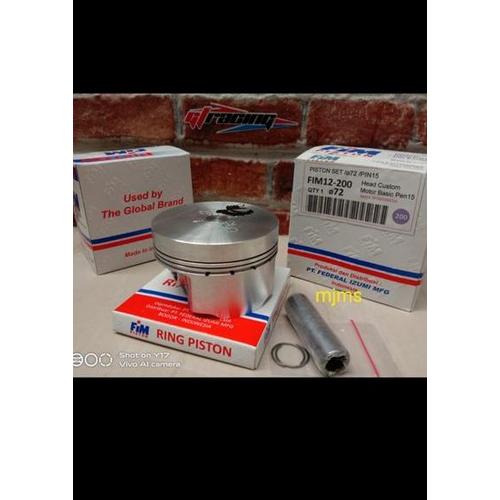 Jual seher FIM ukuran 72 pin 15 . piston FIM 72 pin 15 untuk Mio Tiger ...