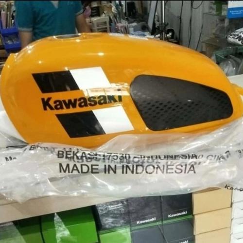 Jual tangki bensin tengki bensin fuel tank w175 tr w175tr kuning ...
