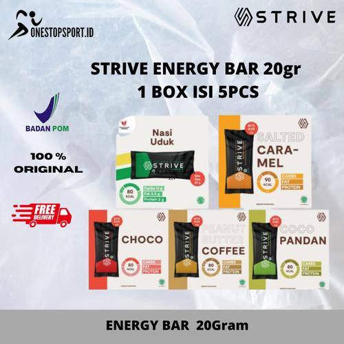 Jual Strive Energy Bar 20 gram protein bar protein - Green tea ...