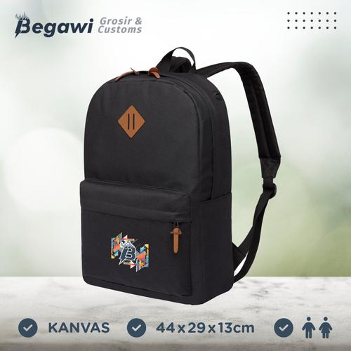 Jual Tas Ransel Custom Logo Seminar Kit Pelatihan Sablon DTF - Classic ...