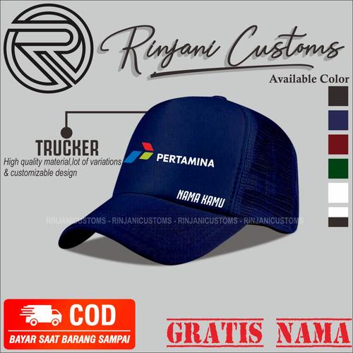 Jual TOPI JARING PERTAMINA GRATIS PAKAI NAMA DAN MASKER - PERTAMINA ...