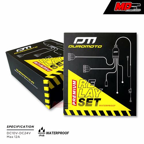 Promo Relay Set Premium Duromoto Lampu Tembak Fog Lamp Motor Mobil ...