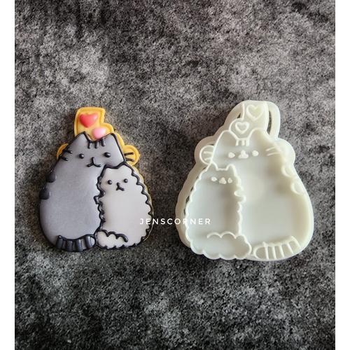 Jual Cetakan Kukis / Cookies Cutter Love Cat - Jakarta Barat - Jen's ...