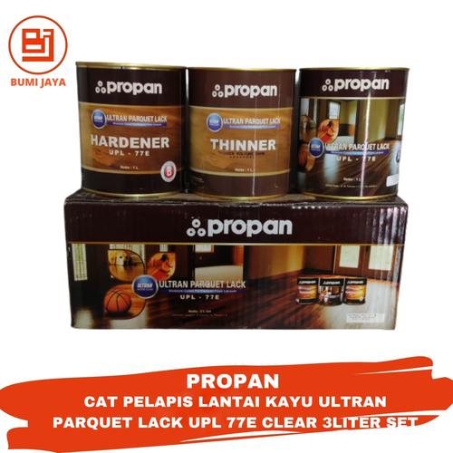 Jual Cat pelapis lantai kayu ultran parquet lack upl 77E clear 3liter set - clear gloss - Kota ...