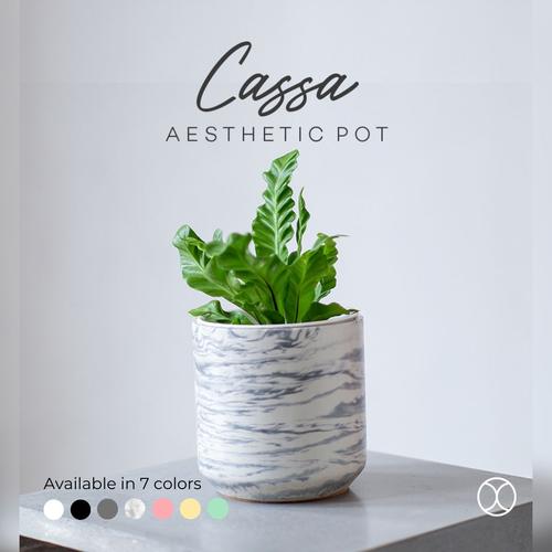 Jual CONCREATE Pot Bunga Cassa 15 cm / Pot Tanaman / Dekorasi Meja ...