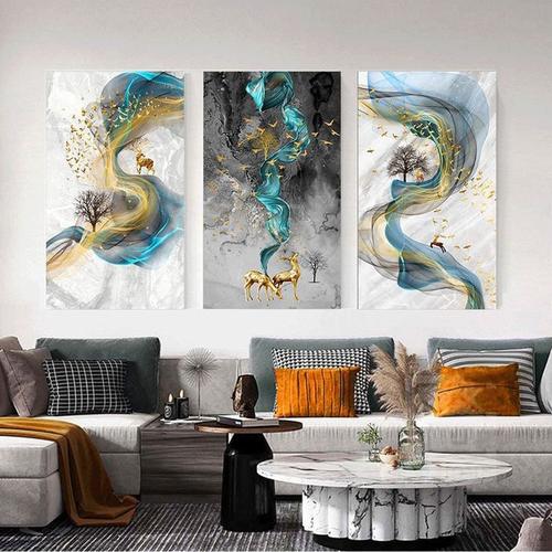 Jual LUKISAN ABSTRAK MODERN wall decor - 50×90NOFRAME - Kab. Bandung ...