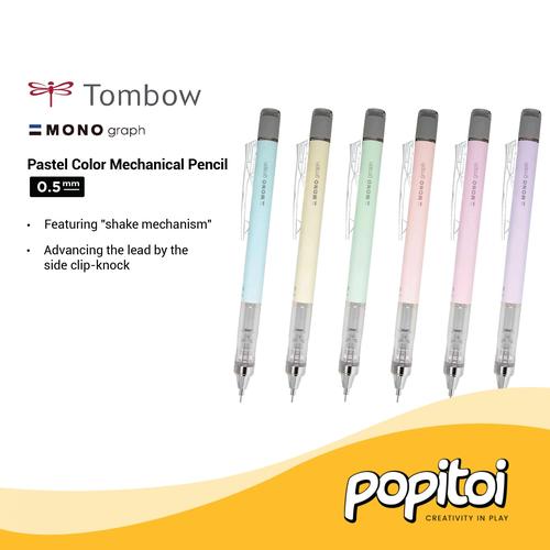 Promo Tombow Mono Graph Pastel Color Mechanical Pencil Pensil Mekanik 0 ...