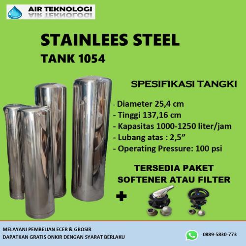 Jual FULL STAINLESS STEEL (SS) TANK 1054 / TANGKI FILTER 1054 - tank ...