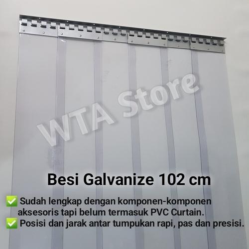 Promo BRACKET/BRAKET/BREKET HANGER-GANTUNGAN B/G utk Tirai PVC Strip ...