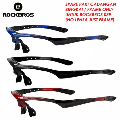 Jual Rockbros Frame Only Bingkai Kacamata Sepeda Tanpa Lensa 089 - 089 Frame Hitam - Kab ...