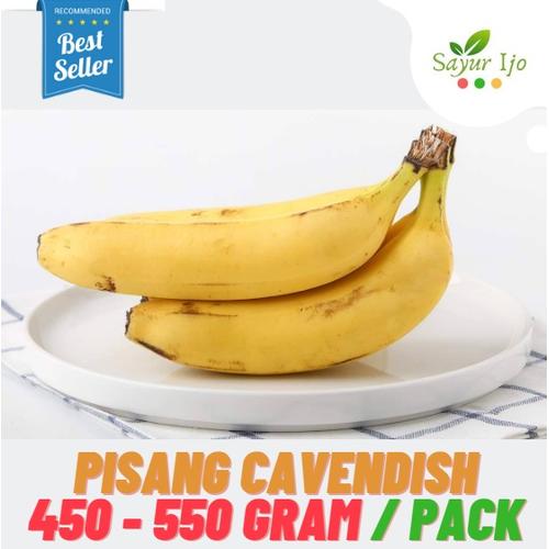 Promo Pisang Cavendish Sunpride 450-550 Gram / Pack Fresh Banana Buah ...