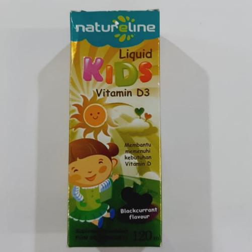 Jual NATURELINE LIQUID KIDS VITAMIN D3 400IU SYRUP 120 ML ...