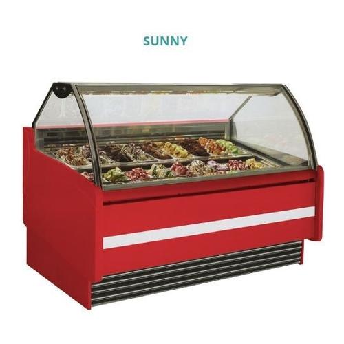 Jual Gea SUNNY-24 PAN Gelato Showcase Memajang Es Krim Gelato Square ...