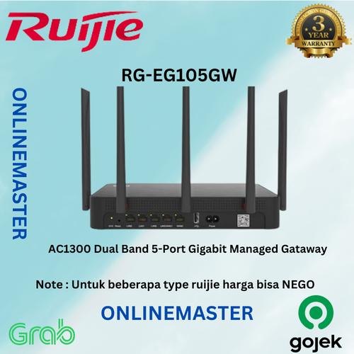 Jual RUIJIE RG-EG105GW AC1300 Dual Band 5-Port Gigabit Managed Gataway-NEGO - Jakarta Pusat ...