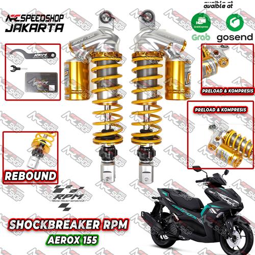 Jual Shock RPM Rear Suspension Yamaha Aerox 155cc Made In Taiwan ...