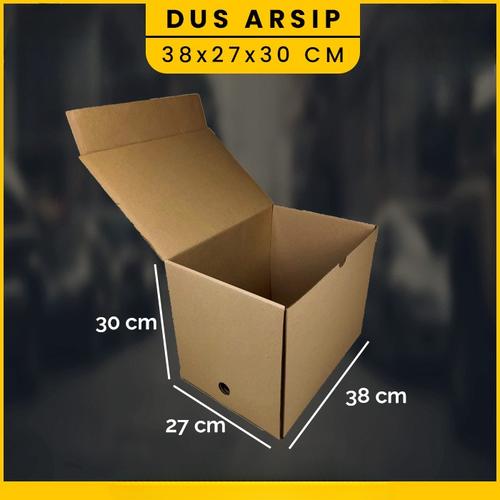 Jual box arsip kardus file single wall packaging dokumen ukuran ...