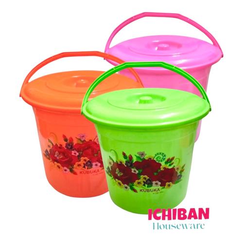 Jual Timba Air 6.5 Gln Tebal / Ember Plastik Besar Jumbo Tutup/Timba ...