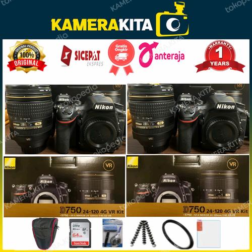 Jual NIKON D750 KIT 24-120MM / KAMERA NIKON D750 KIT 24-120MM / NIKON D750 - body only, standar ...