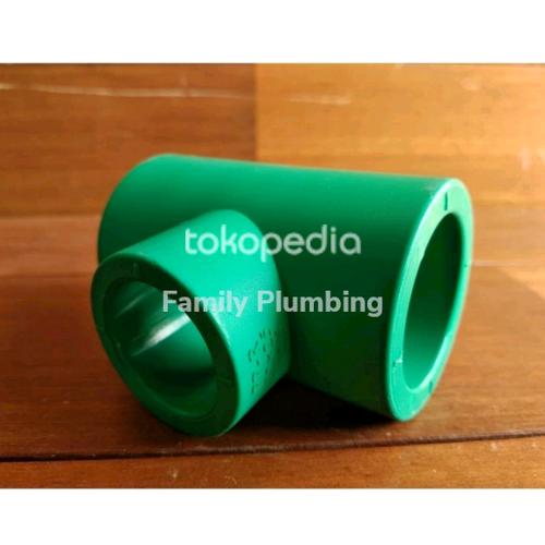 Jual EQUAL TEE TE T SOK COUPLER SOC 20mm 20 1/2" 0,5 INCH PPR LESSO ...