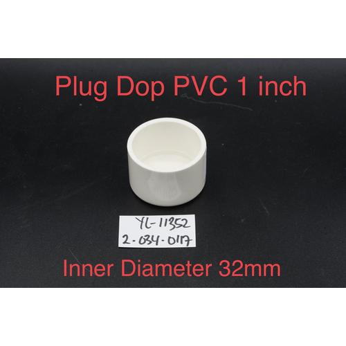 Jual Dop PVC Tutup Pipa 1” Inner Diameter 32mm Plastic End Plug ...