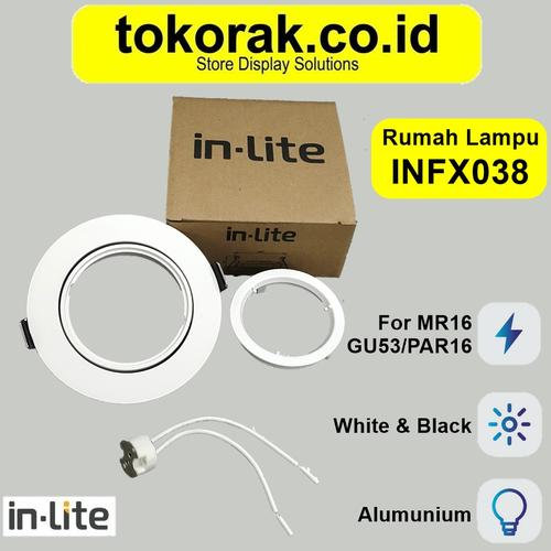 Jual KAP LAMPU MR16 INLITE INFX038 IN LITE RUMAH LED TUSUK DOWNLIGHT ...