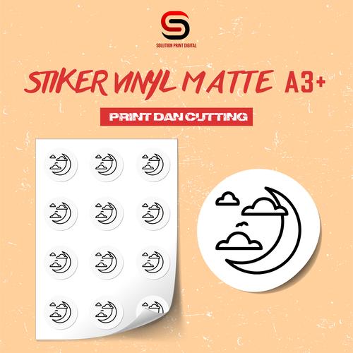 Jual Cetak Logo Label Stiker Vinyl Matte A3+ Print&Cut - Kab. Tangerang ...